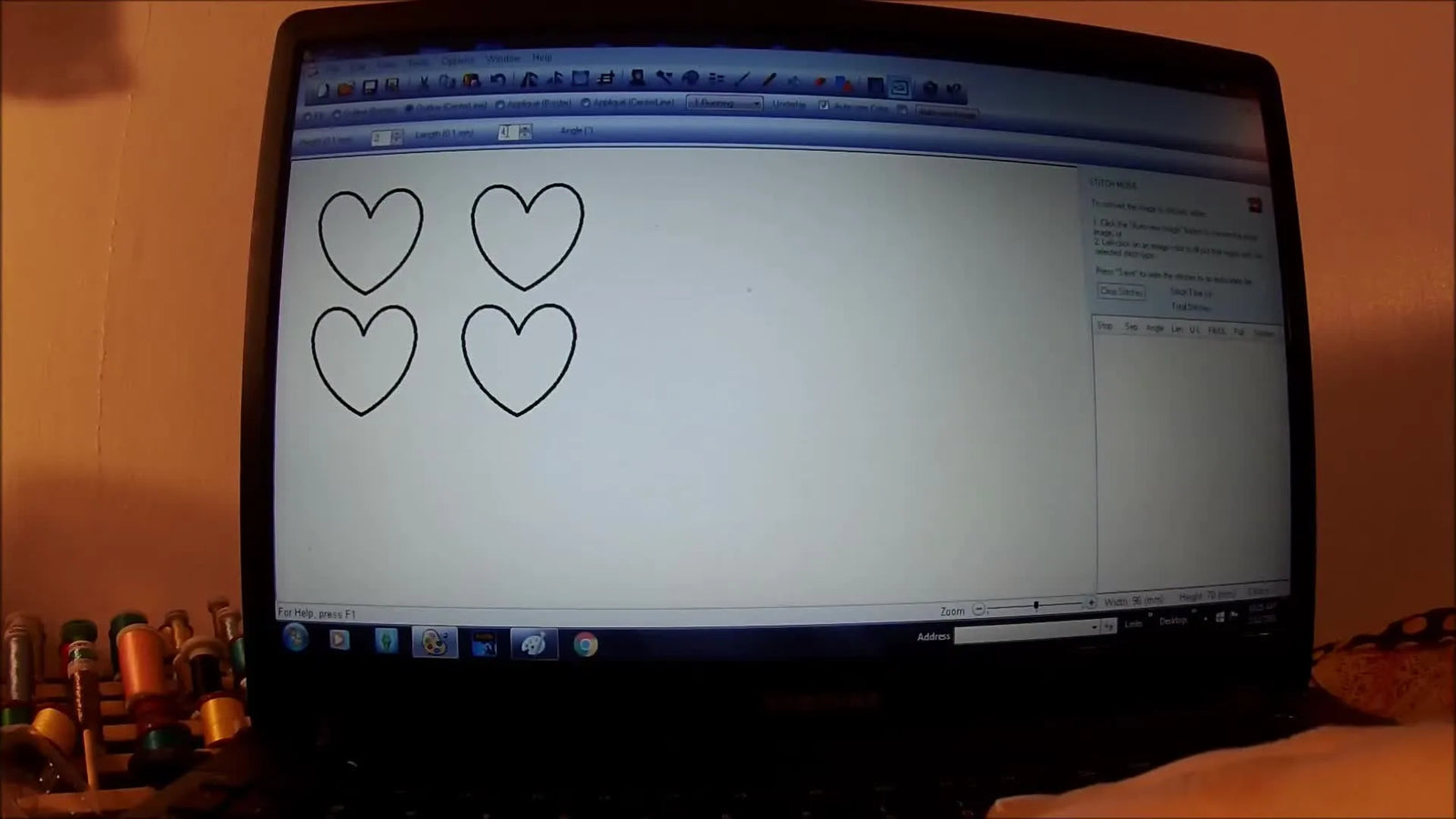 From MS Paint to a “Hand-Sewn” Feltie: The Sew Art Bean Stitch Settings ...