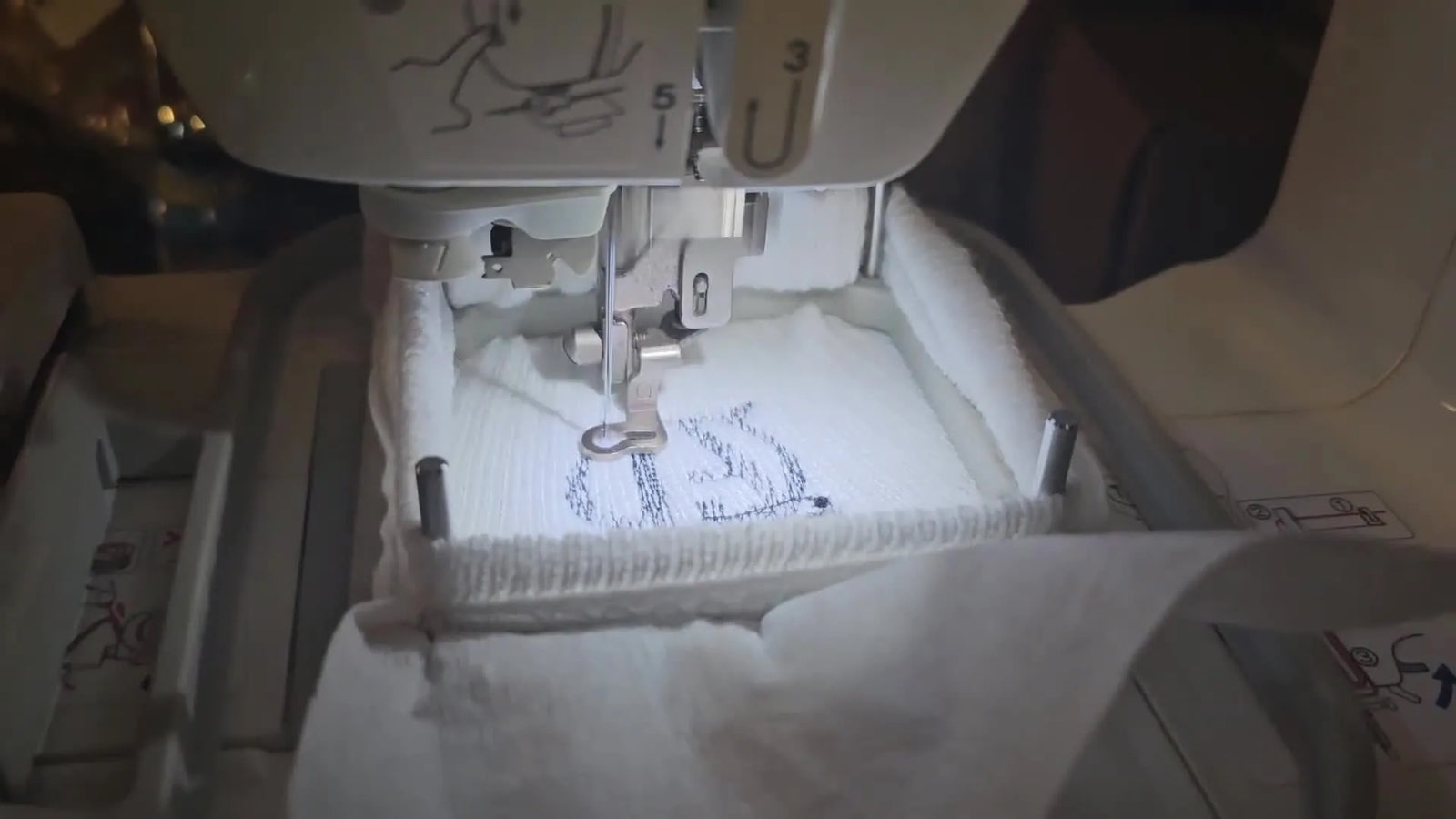 Crisp Custom Logo Socks on a Brother Embroidery Machine: The 2x2 Metal ...