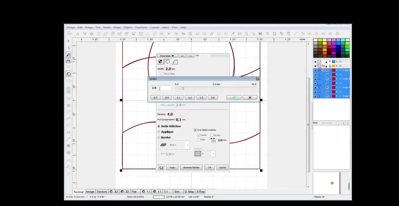 Digitize a 5x5 “Stained Glass Patchwork” Block in Embird Studio—Clean ...