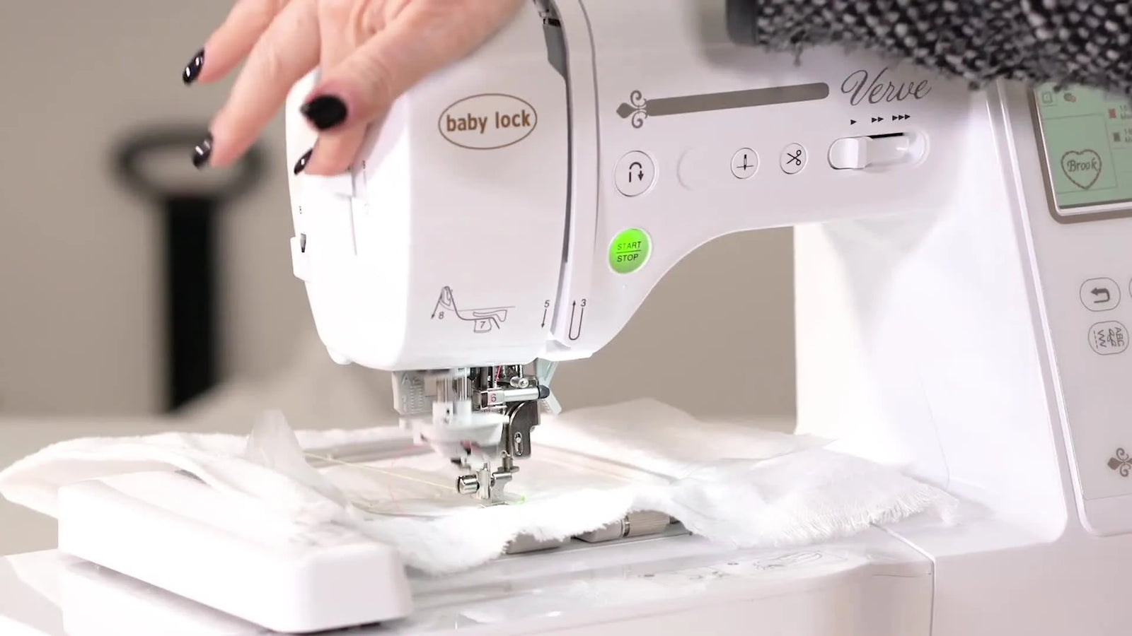 Baby Lock Verve Embroidery Demo, Rebuilt as a Real Workflow: Hooping a ...