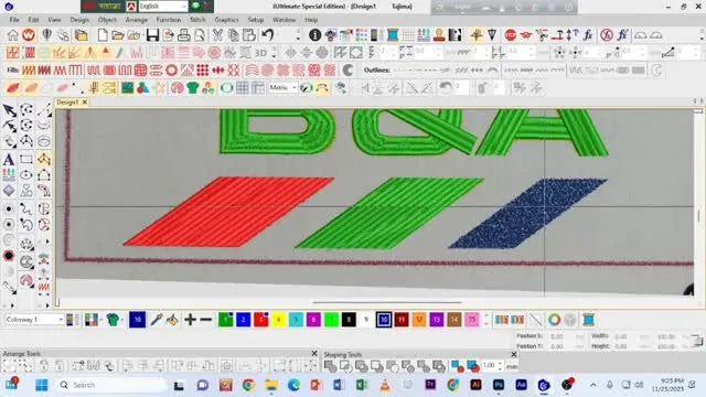 Wilcom E4.2 Logo Digitizing from a JPG Spec Sheet: Clean Column A Satin ...