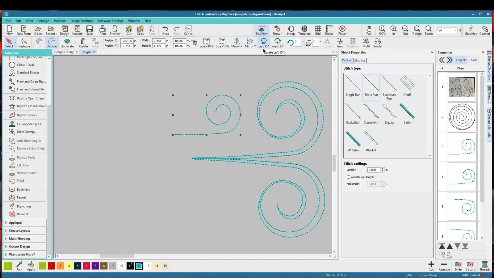 From “Messy Doodle” to a Clean Monogram Frame in Hatch: Smooth Swirls ...