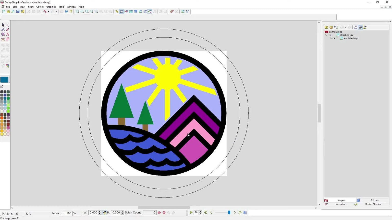Digitizing in Melco DesignShop v11 Without Regrets: Scale First, Plan ...