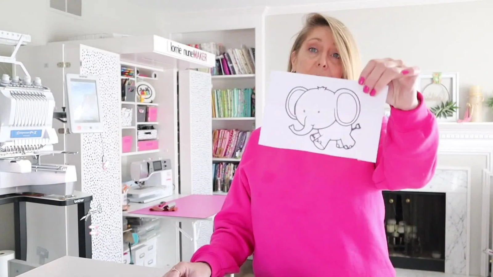 Brother PR1055X Scan Mat: Turn a Simple Drawing into a Stitch File ...