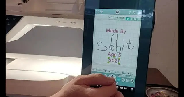 From Kid’s Handwriting to a Quilt Label: A Clean mySewnet Quick Design ...