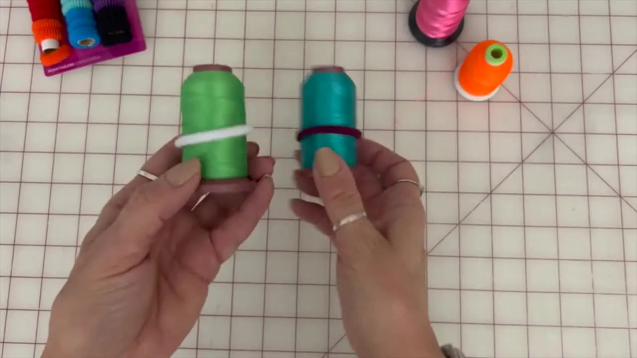 The $1 Thread Cone Lock: How Dollar-Store Hair Ties Stop Unraveling ...