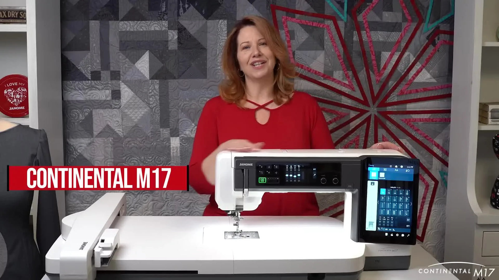 Janome Continental M17 in Real Life: Set It Up Fast, Use the Giant ...
